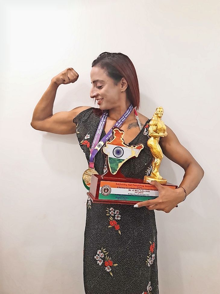 Morinda's Preeti Arora wins Miss India title in body building competition | मोरिंडा की प्रीति ...
