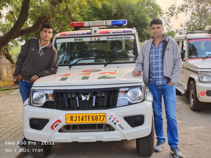 Deploying emergency vehicle under dial 112 at Mangliyawas police ...