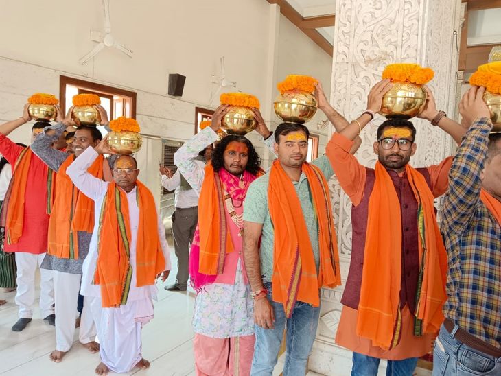 Ram Mandir Pran-Pratishtha Grih Sampark Abhiyan reached Raigarh, Akshat ...
