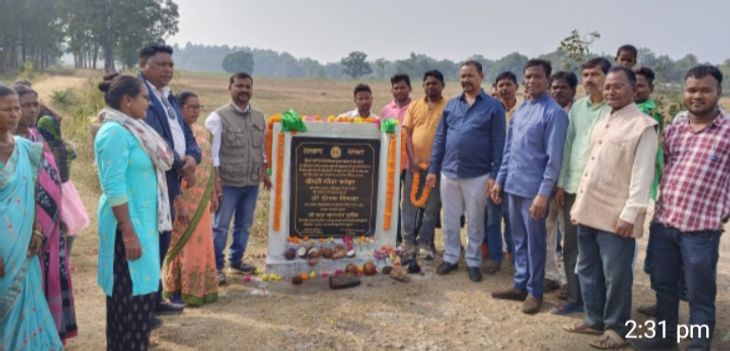 PCC road will be built in Purnapani at a cost of Rs 96 lakh, villagers ...