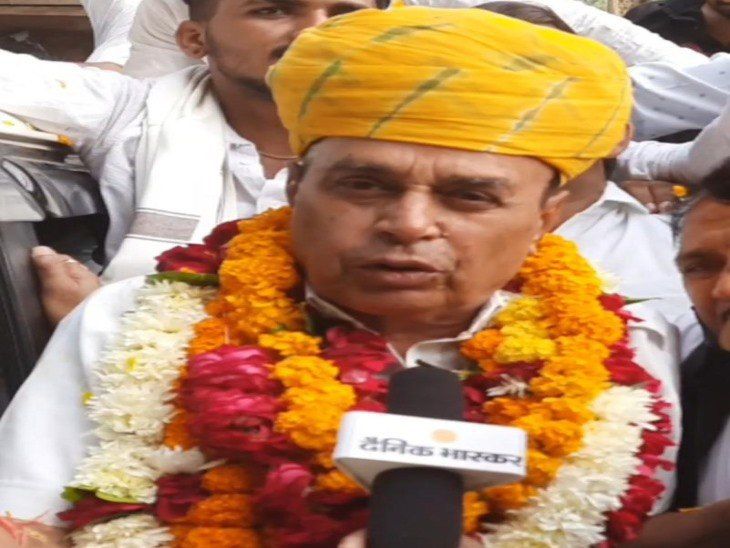 BJP's Jogaram Patel won from Luni. | लूणी से BJP के जोगाराम पटेल जीते ...