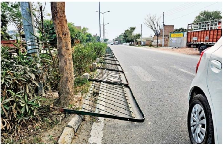 One question: Broken grill on Green City Road is inviting accidents ...