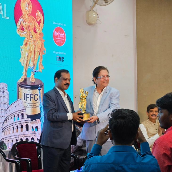 Amrit Manthan received the Best International Short Film Award at the ...