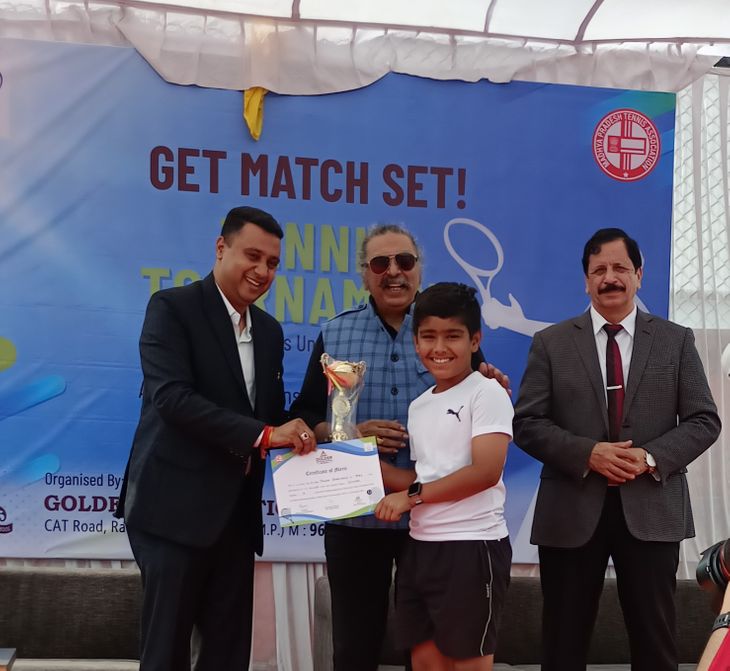 Leo's Raunak Hariyani won the title of AITA Under 12 Lawn Tennis ...
