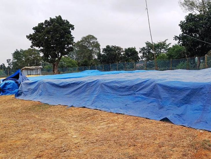 in view of weather arrangements of tarpaulin and cap cover in all the ...