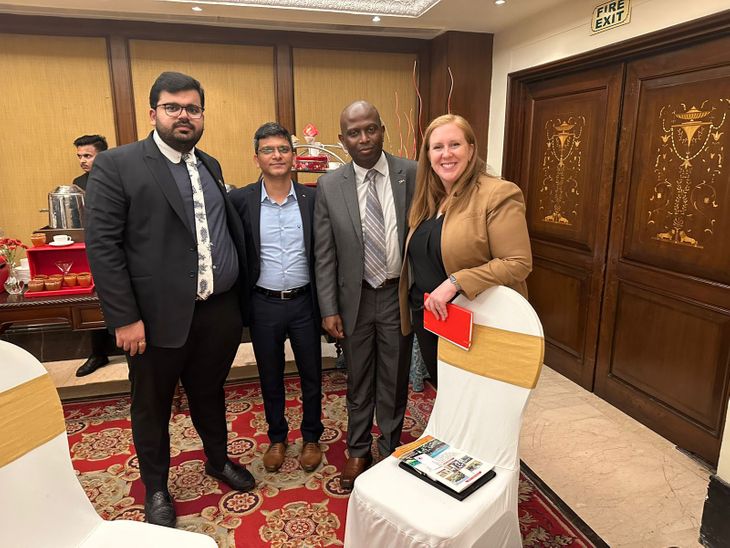 IES University CEO Devansh Singh reached Hyderabad | आईईएस यूनिवर्सिटी ...