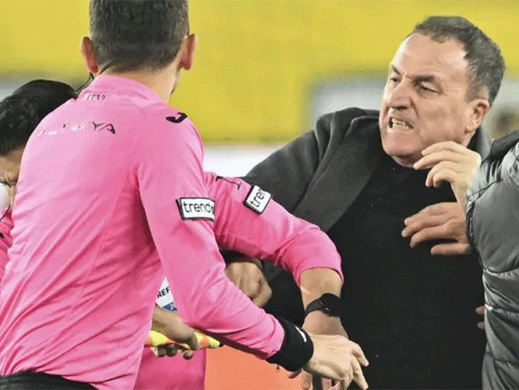 Turkish Super League Controversy; Ankaragucu Coach Vs Referee | Sports ...