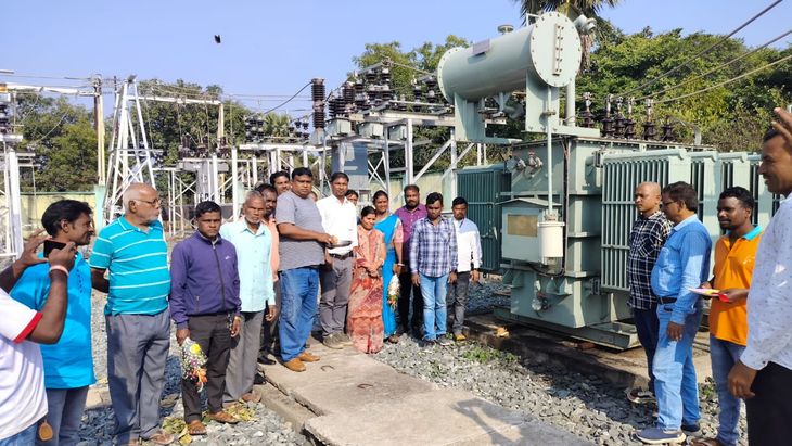 MLA Sanjeev Sardar inaugurated Nishchintpur electricity substation ...