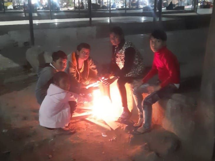 Night temperature is falling in Raipur