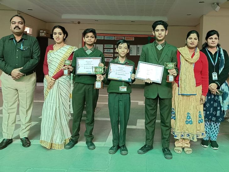 Painting competition in Mithi Govindram Public School | मिठी गोबिंदराम ...