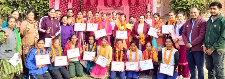Tina of Ban village stood first in the potato race and Ricky of ...