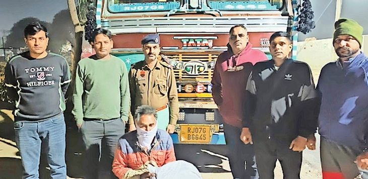Two kilos and 700 grams of opium recovered from a truck on Rajasthan ...