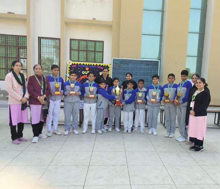 Kalpana and Rani Laxmibai Sadan were winners in the quiz competition in ...