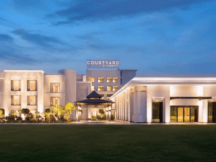 Hotel 'Courtyard by Marriott' built with Rs 150 crores | 150 करोड़ से ...
