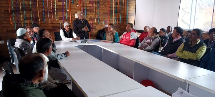JVP operators held a meeting in the block auditorium Mandu to make the ...