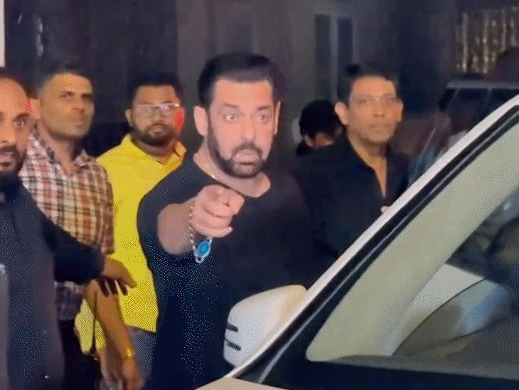 Salman Khan angry at paparazzi