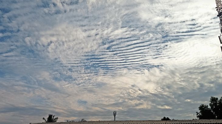 Cloudy due to formation of new weak weather system in Arabian Sea | अरब ...