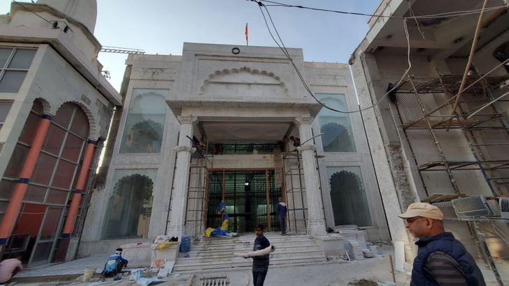 Temple built with marble stones, 16 Brahmins from Banaras will ...