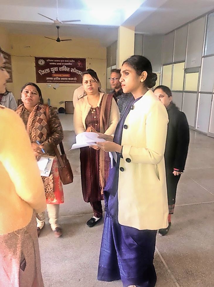 ADC inspected Radha-Krishna Bal Ashram