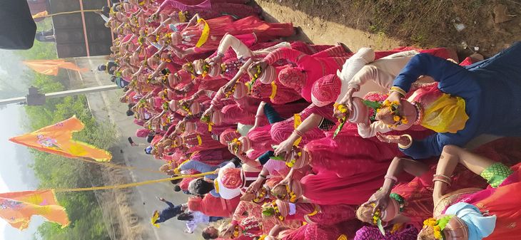 Yellow Akshatas worshiped in Ayodhya were kept in the temple in Dhaula ...