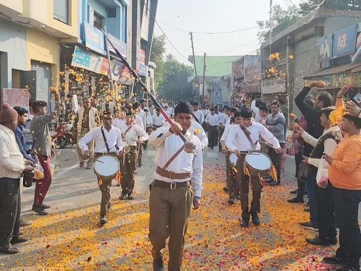Rashtriya Swayamsevak Sangh's Bal Path Sanchalan takes place in Sambhal