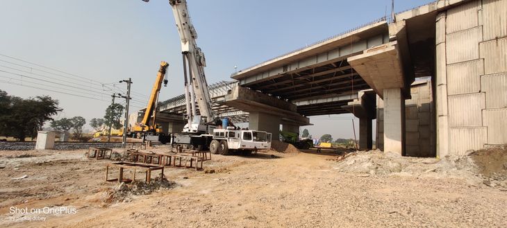 75% construction of four lane being built between Champa-Korba ...