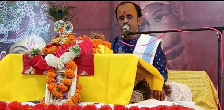 In the Bhagavad Gita, the story of the birth of Shukdev was told ...