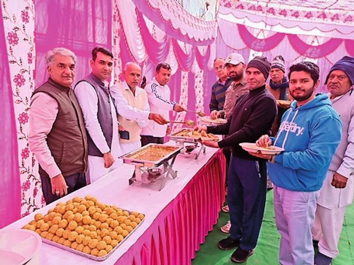 Hanuman ji was worshipped, crowd of devotees gathered in Bhandara ...