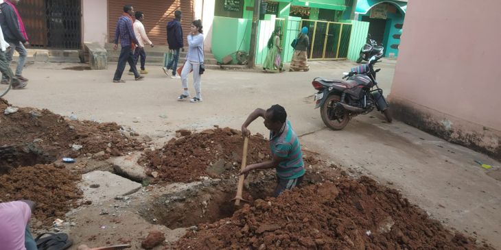 Work halted due to code of conduct begins again, excavation underway to ...