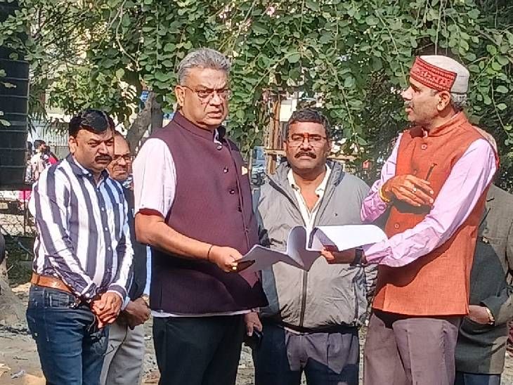 Community building being built in Kalchuri Samaj Sahastrabahu Temple ...