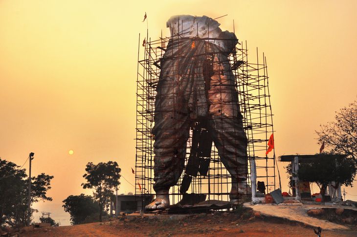 State's tallest Ram statue, temple to be built in 1500 square feet ...
