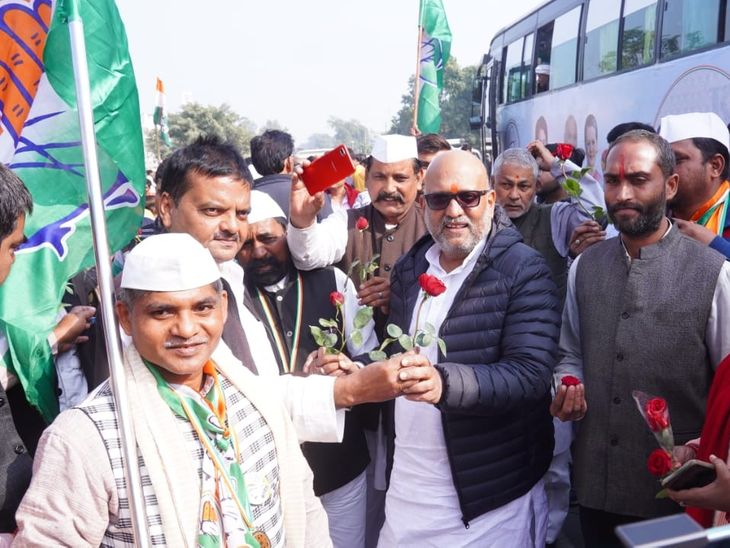 UP Jodo Yatra reached Lakhimpur, Kisan Gosthi organized | लखीमपुर ...