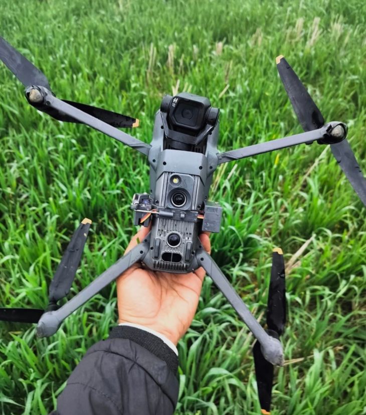 The system will recognize the drone from a distance of 12 km. As soon ...