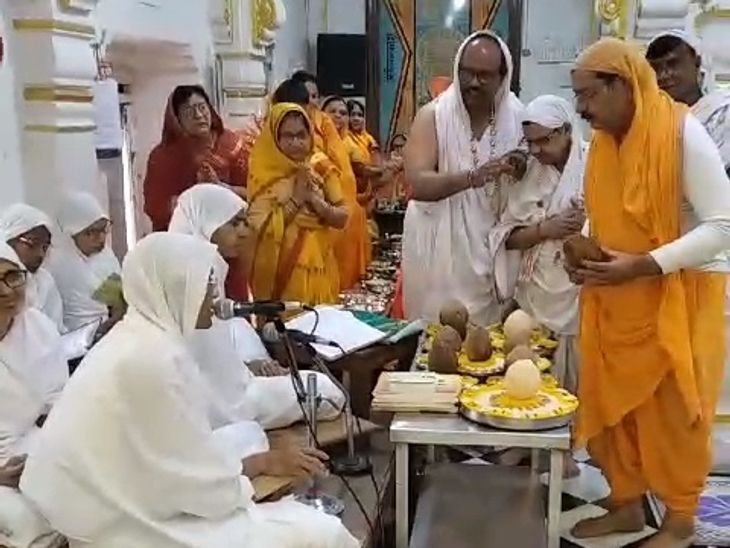 Mandal Vidhan Mahotsav held in Barwah | बड़वाह में हुआ मंडल विधान ...