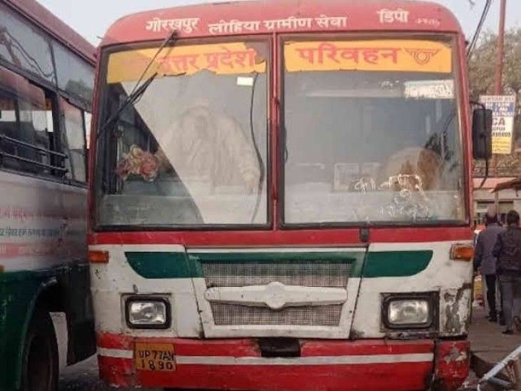 UPSRTC buses become Rammay | UPSRTC की बसें हुईं राममय: गोरखपुर रीजन की ...