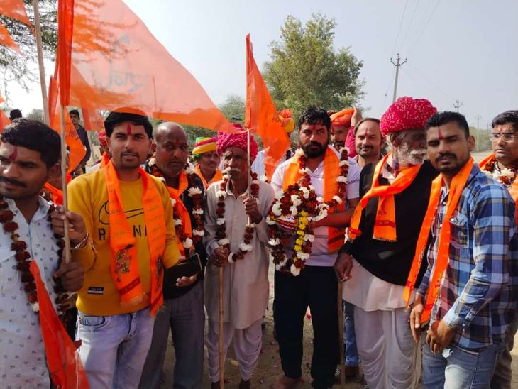 Akshat Kalash worshiped from Ayodhya reached Asind, welcomed by ...