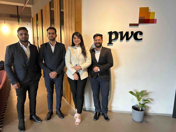 Four students of business school selected in PWC