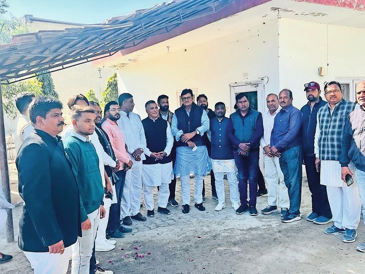 Former opposition leader Rajendra Rathod welcomed in Beawar | पूर्व ...