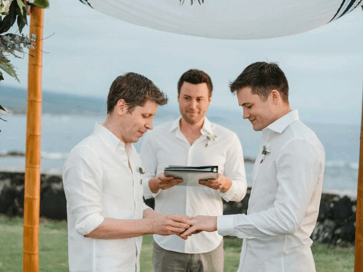 Openai Ceo Sam Altman Marries Oliver Mulherin Openai Ceo सैम ऑल्टमैन