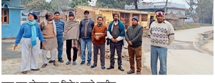 Water tap scheme in Gangauli village of Mashrak is in bad shape, anger ...