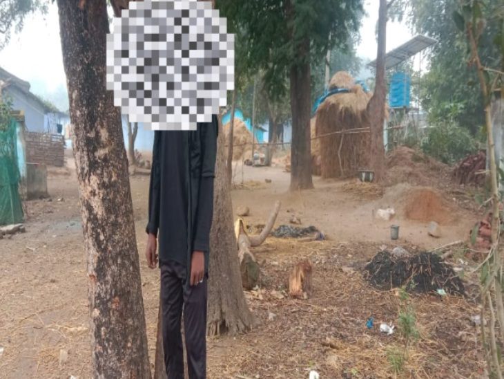 Dead body of an unknown youth found hanging from a noose of a mango ...