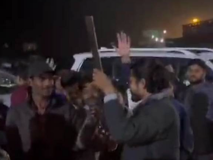 Harsh firing on the birthday of BJP Mandal Vice President's brother ...