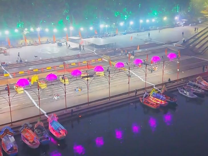 Gaurighat will shine with 51 thousand lamps; Saffron flags are flying ...