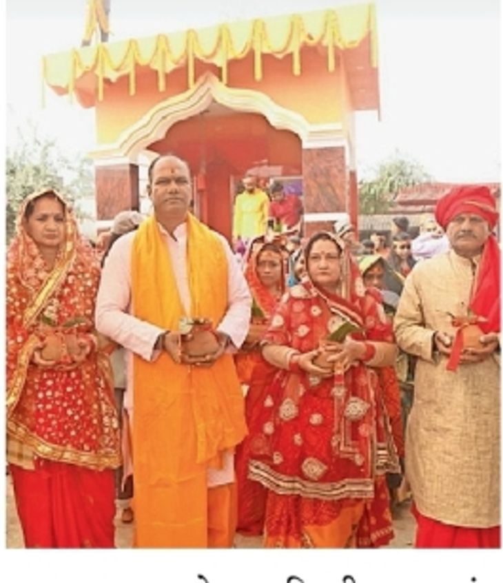 Pran Pratishtha organized in the newly constructed Hanuman temple in ...