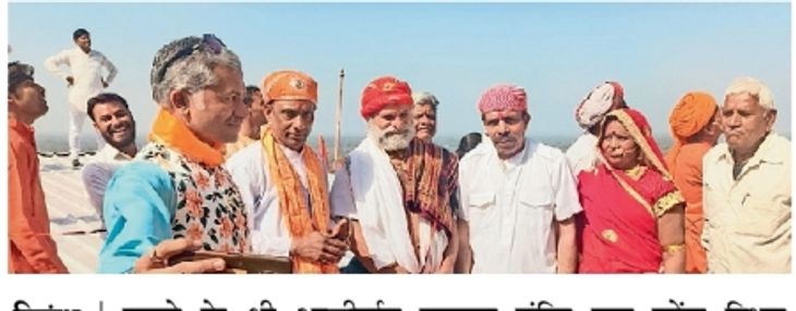 Religious events were organized in Nikumbh for the consecration of life.