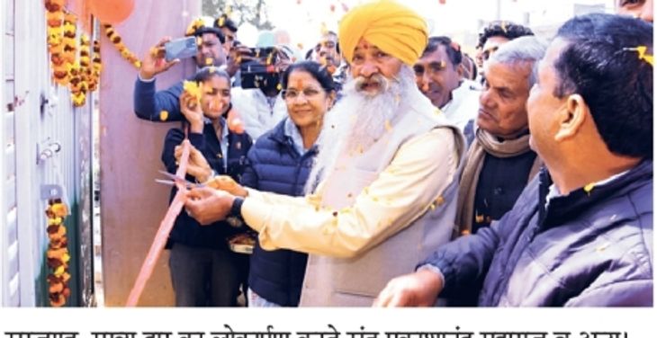 Sant Prakashnath built the main gate of Sirsala School with eight lakh ...