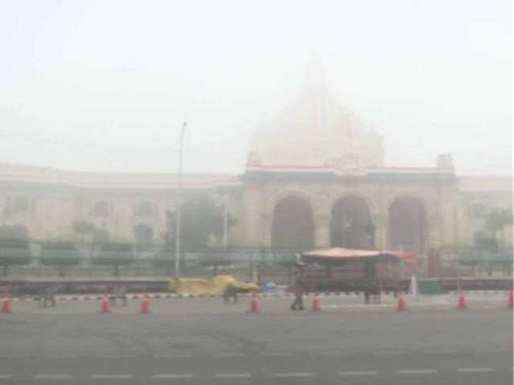 Cold winds will blow in Lucknow, AQI level reaches 333 The temperature ...