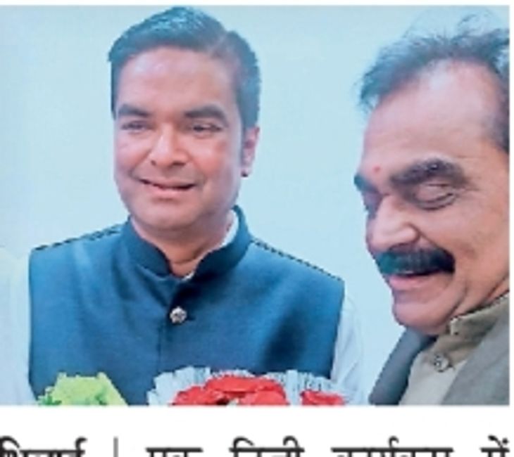 Rikesh Sen congratulated MP PWD Minister | मप्र के पीडब्ल्यूडी मंत्री ...