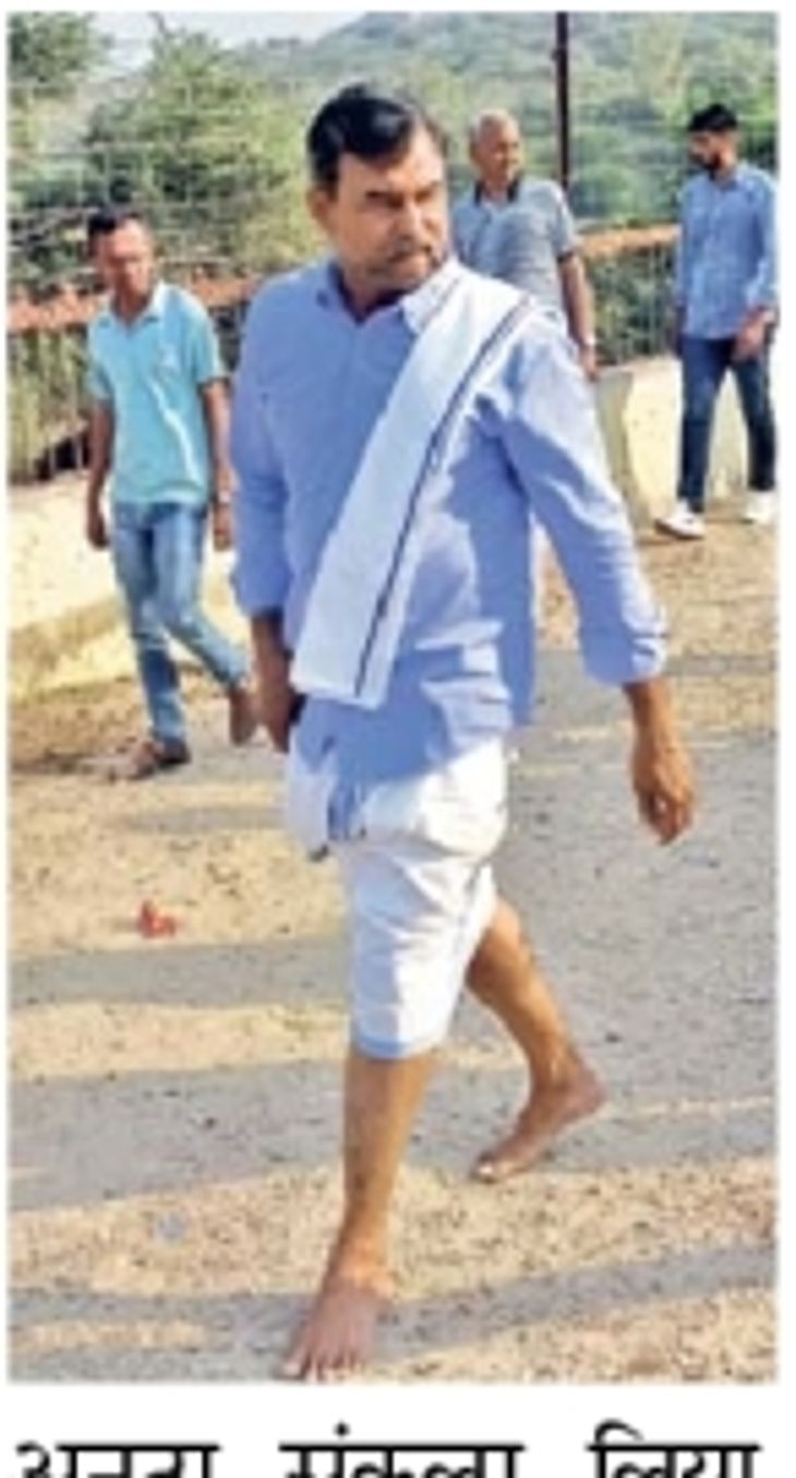 Jakhar will remain barefoot till the water comes in Kalakh Dam | कालख ...