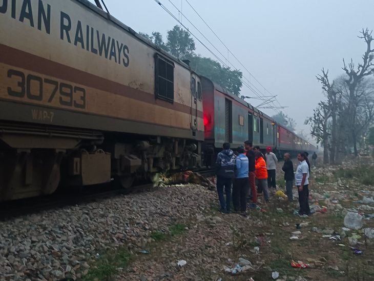 Jodhpur Howrah Express Train Accident; Bull Died | Rajasthan News ...